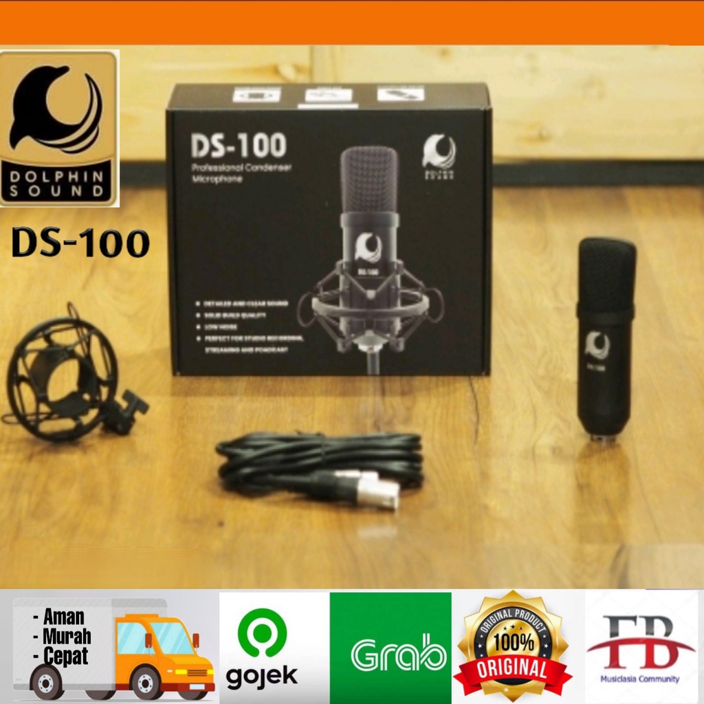 Jual Dolphin Sound DS100 Microphone Condenser / DS 100 | Shopee Indonesia