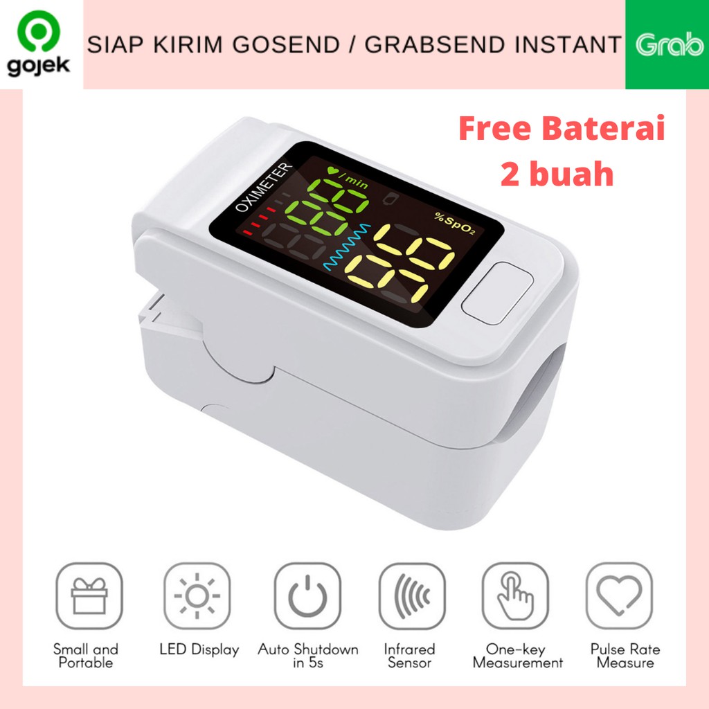 Jual OXYMETER Oksimetri OM98 Spo2 Pulse Oxymetri Oximetri Spo2 Alat Cek ...