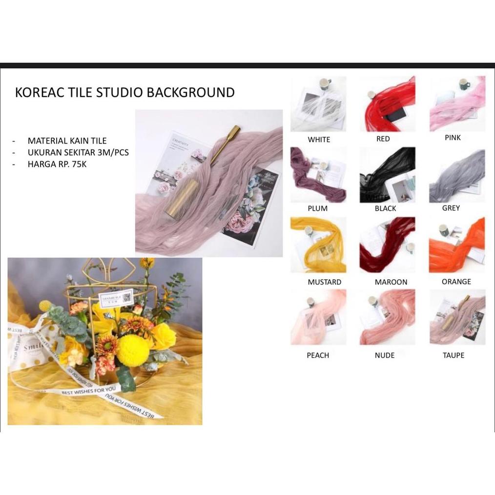 Jual Korean Tile Studio Background / Kain Tile Murah | Shopee Indonesia