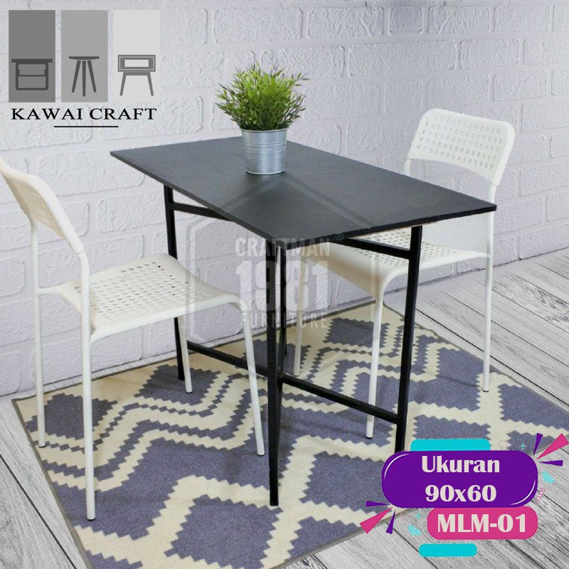 Jual MEJA RESTO / MEJA MINIMALIS / MEJA MODERN / MEJA MURAH UKURAN 90X60 | Shopee Indonesia