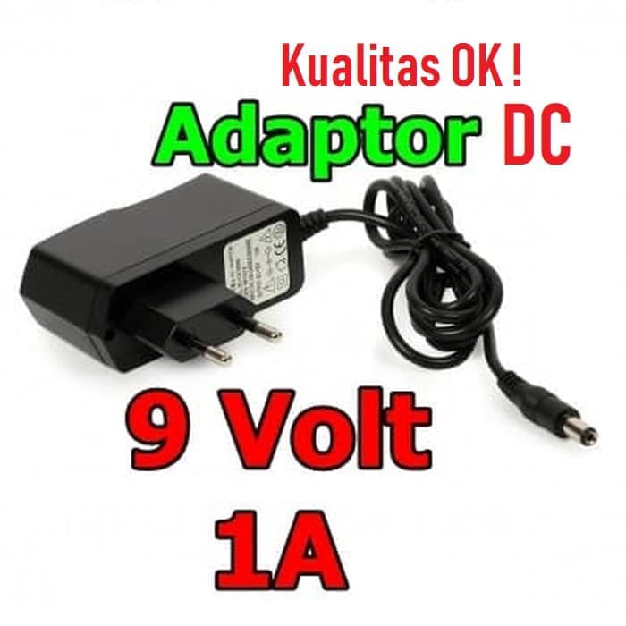 Jual adaptor 9v 1A adaptor cctv router wifi 9V dc 1A switcing universal | Shopee Indonesia