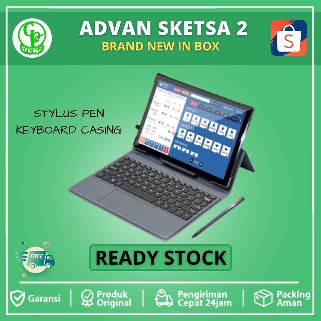 Jual Advan Tab Sketsa 2 4/64GB 10" Inch Tablet Sketsa 2 Garansi Resmi ...