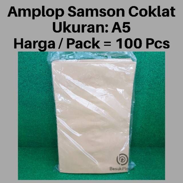 Jual Amplop Samson Premier C / Amplop Samson Coklat A5 / Amplop Dokumen ...