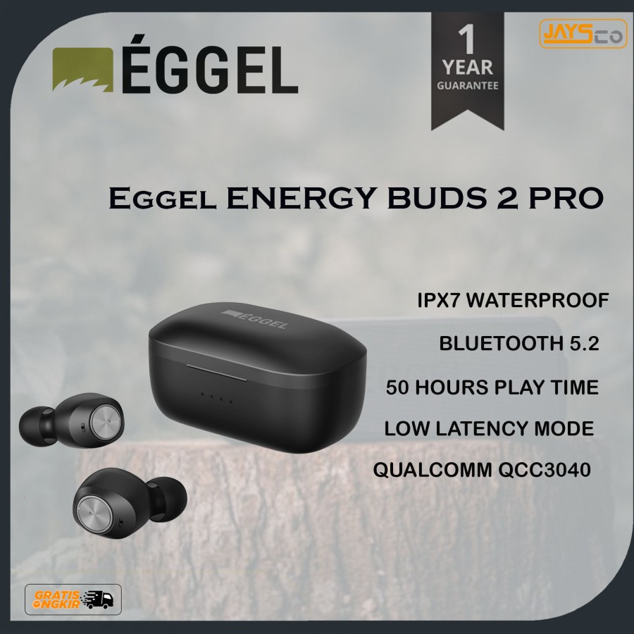 Jual Eggel Energy Buds 2 Pro Apt X TWS Bluetooth Earphone Low Latency ...