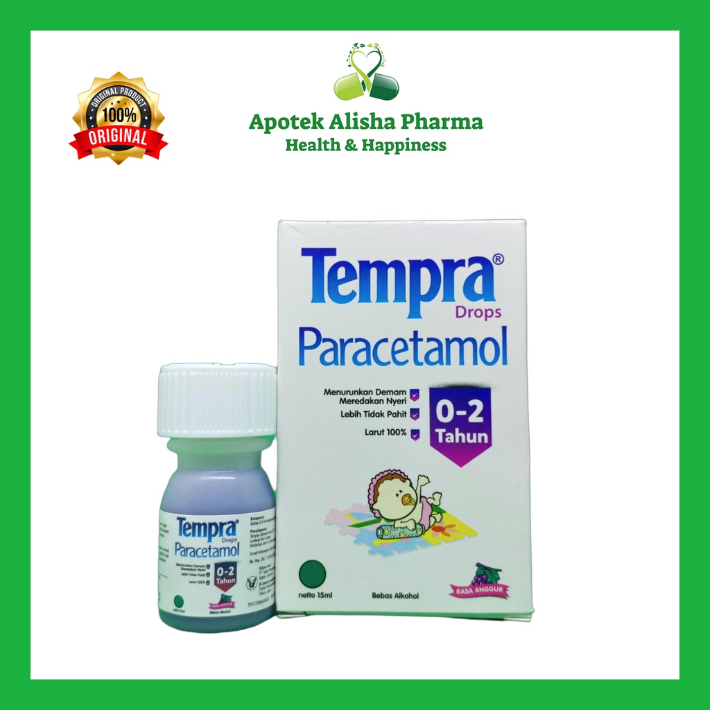 Jual Tempra Drops 15ml Obat Penurun Panas Bayi 0 - 2 tahun | Shopee ...