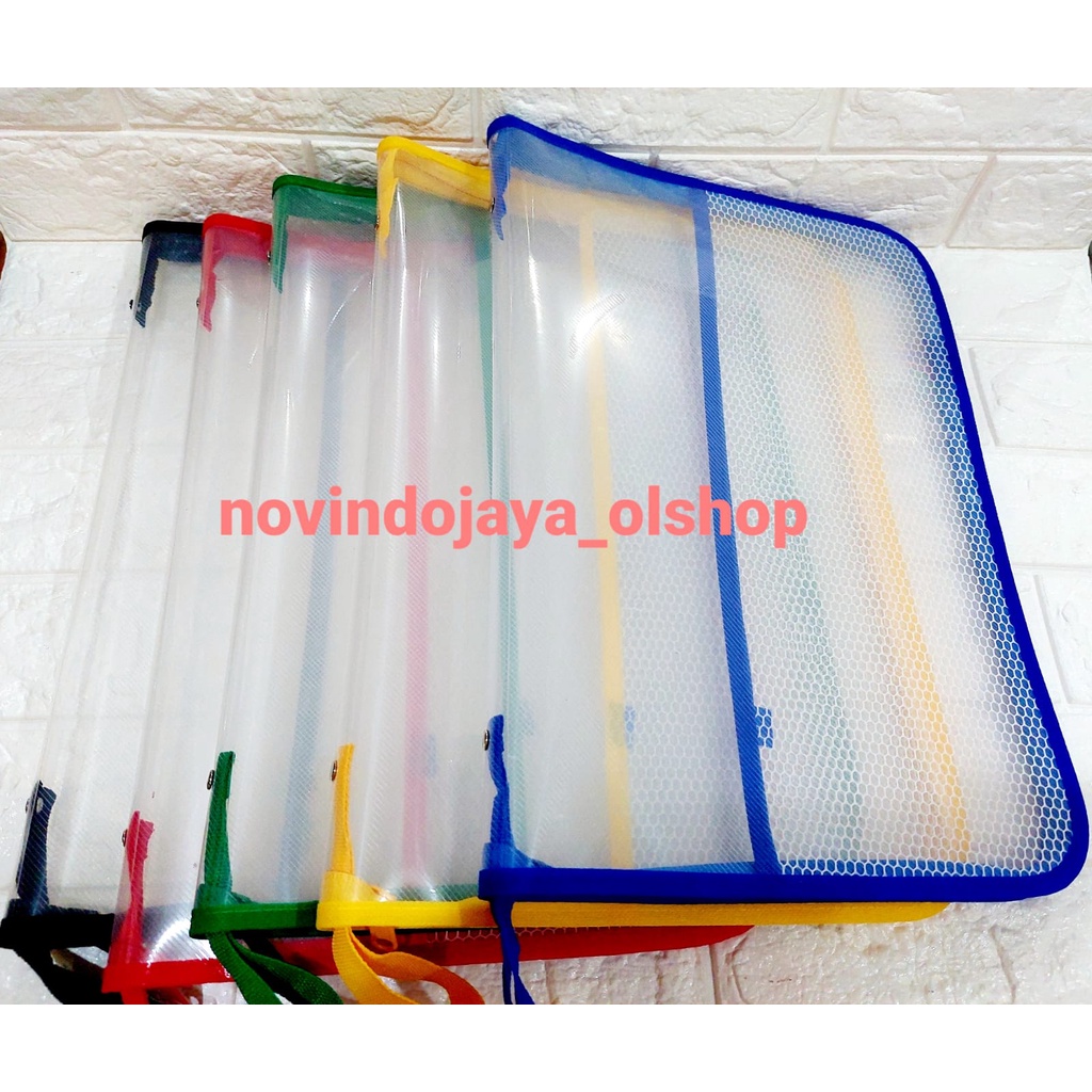 Jual MAP ZIPPER BAG / MAP PLASTIK 2828C TOPLA 5 WARNA TERMURAH | Shopee ...
