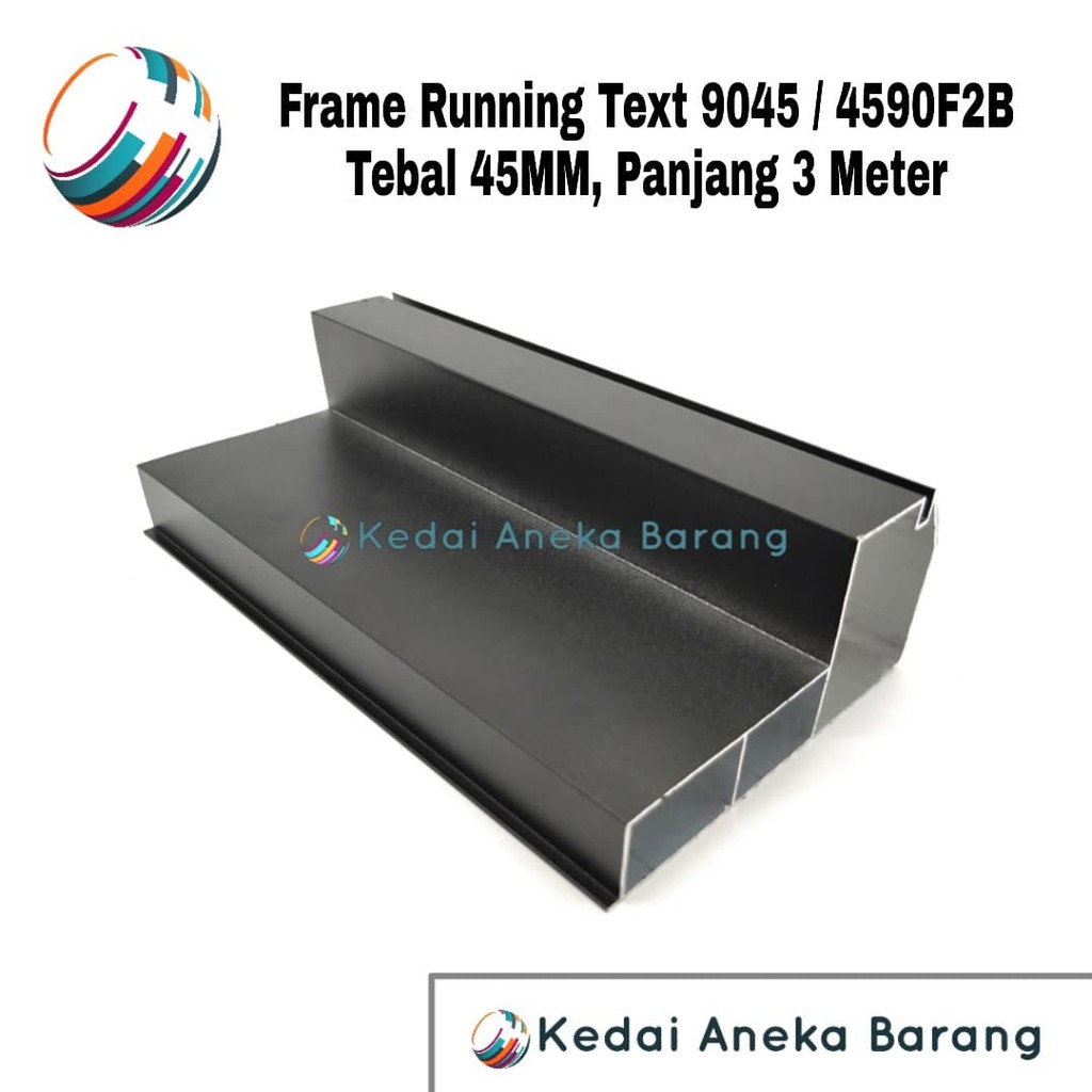 Jual Frame Running Text 9045 4590F2B 4590 F2B Casing Aluminium Outdoor ...
