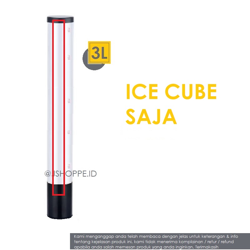 Jual Ice Cube Untuk Bottle Tower / Ice Cube Only / Tempat Es Batu Tower ...