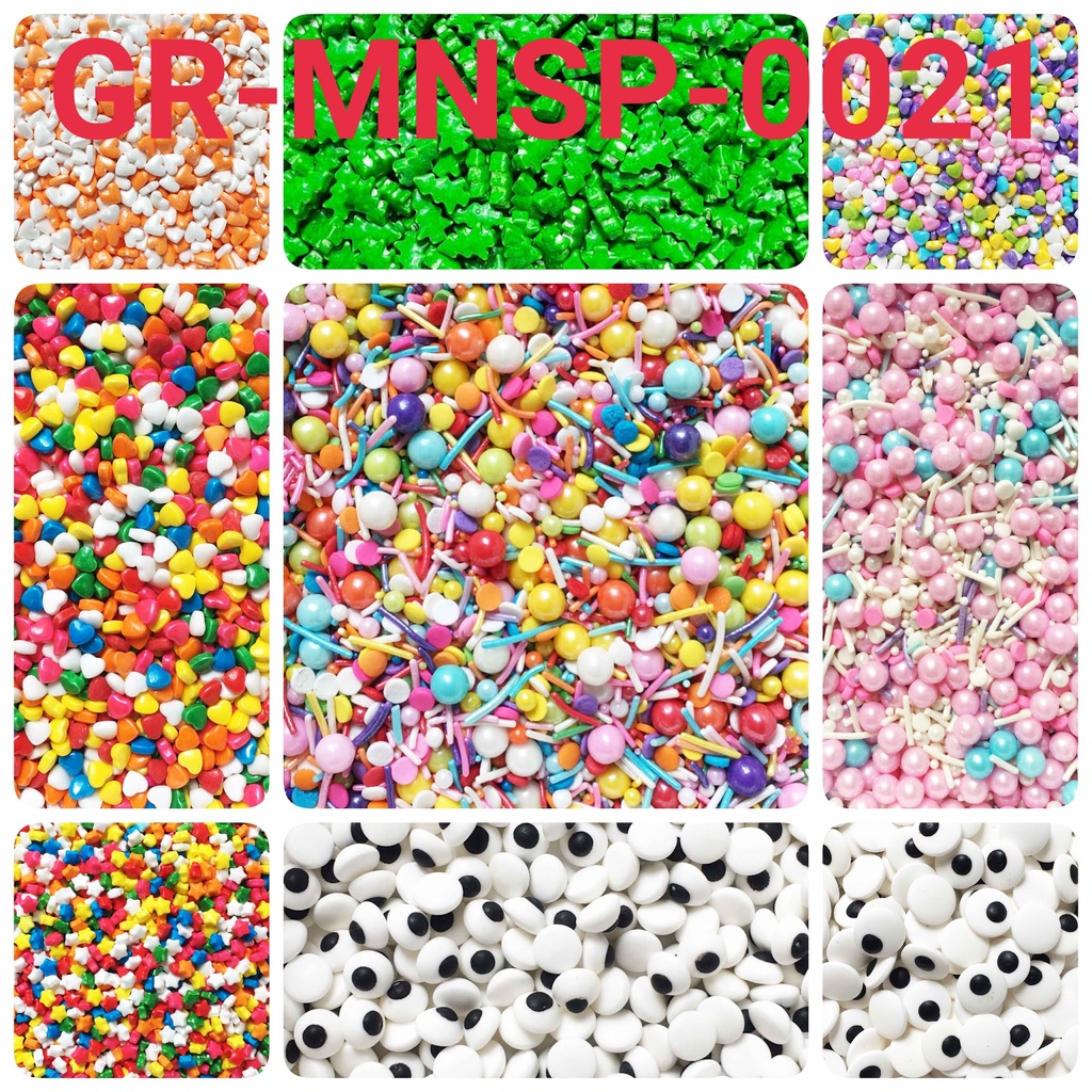 Jual GR-MNSP-0021 Sprinkles trimit springkel 10gr pohon hati mata ...