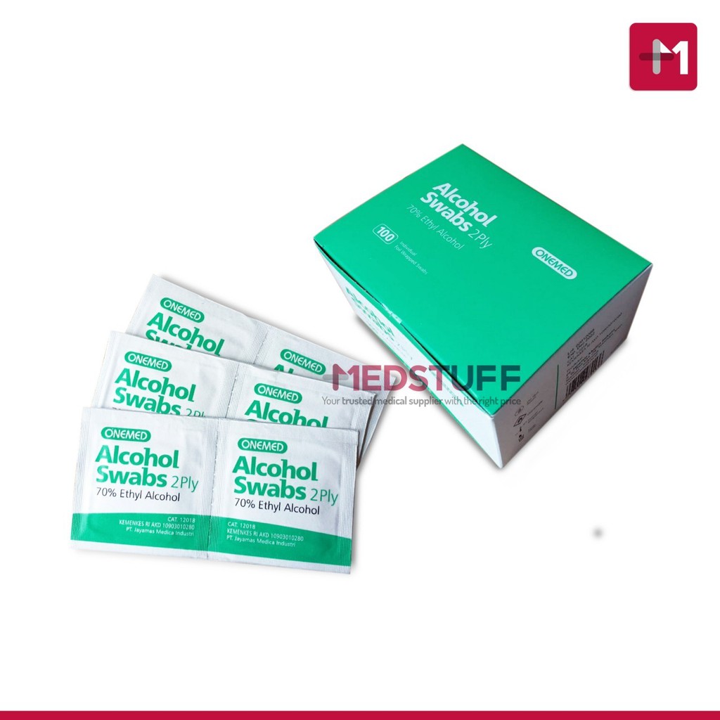 Jual Alkohol Swab Onemed Kapas Alkohol Tissue Alkohol | Shopee Indonesia