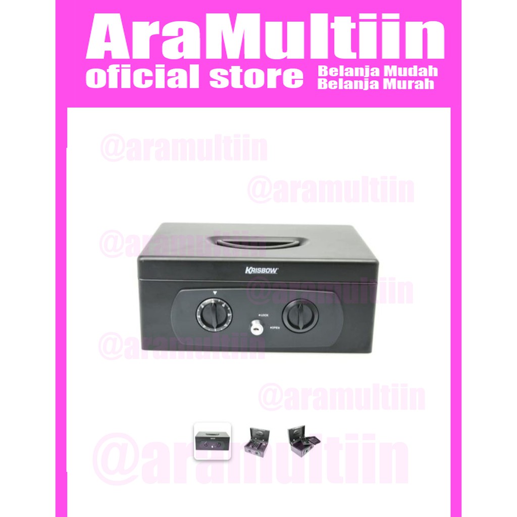 Jual Krisbow Cash Box - Hitam | Shopee Indonesia