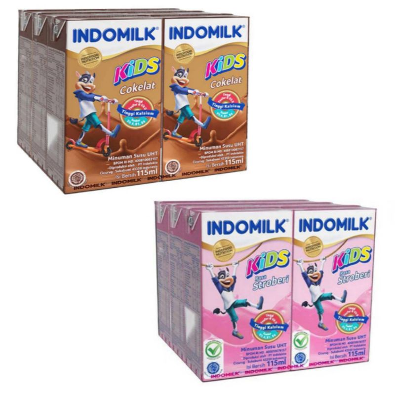 Jual INDOMILK Kids Susu Cair UHT 5 Pcs X 115 Ml | Shopee Indonesia