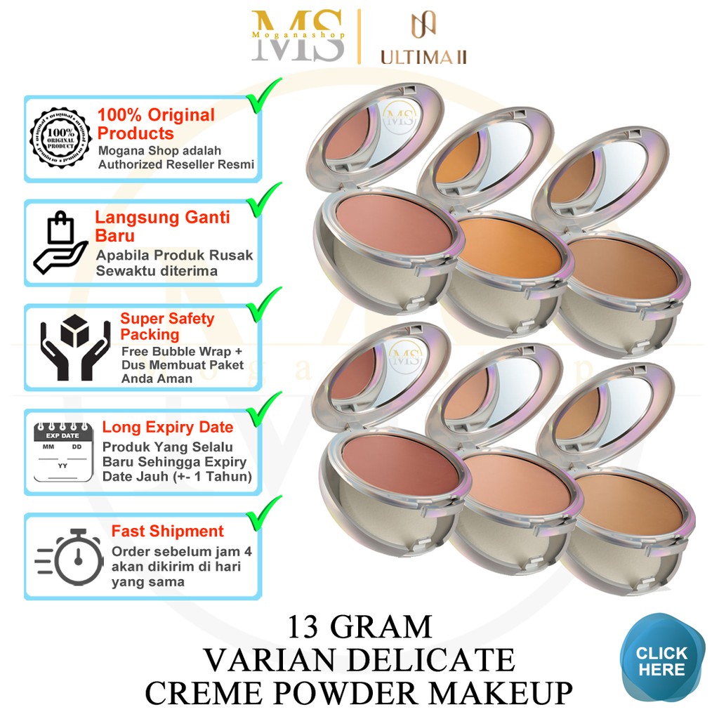Jual Ultima II Delicate Creme Powder Makeup - Ultima Foundation ...