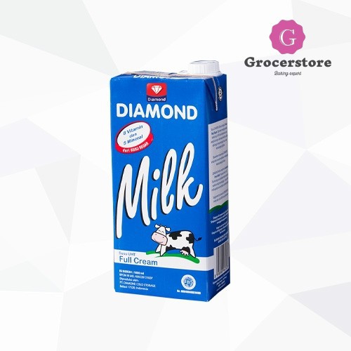 Jual Susu UHT Diamond Milk Full Cream 1 Liter | Shopee Indonesia