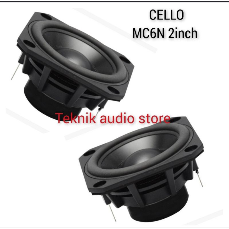 Jual Speaker Fullrange/Midrange Cello 2inch MC6N Aluminium Cone ...