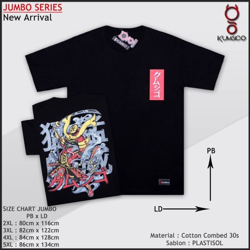 Jual Kaos Jumbo Distro Premium Jumbo Series New Arrival SIZE CHART ...