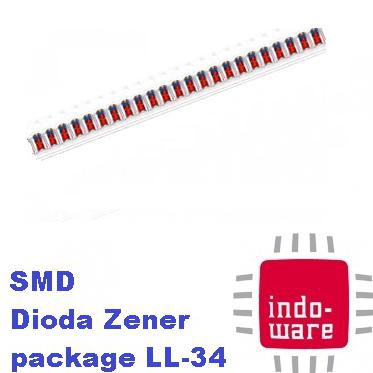 Jual 24V 24Volt Dioda Zener 0,5W Diode 24 V Volt 1/2W 1/2 0.5 0,5W Smd Ll34 Inwer1009 Ayo Beli ...
