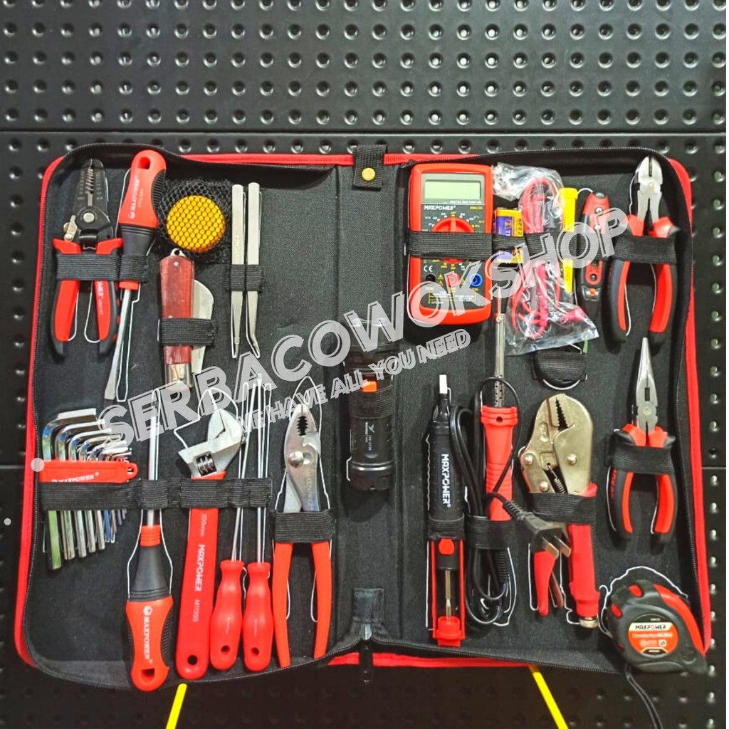 Jual MAXPOWER 32 Pcs Electronic Tools Set Elektronik Repair Tool Kit ...