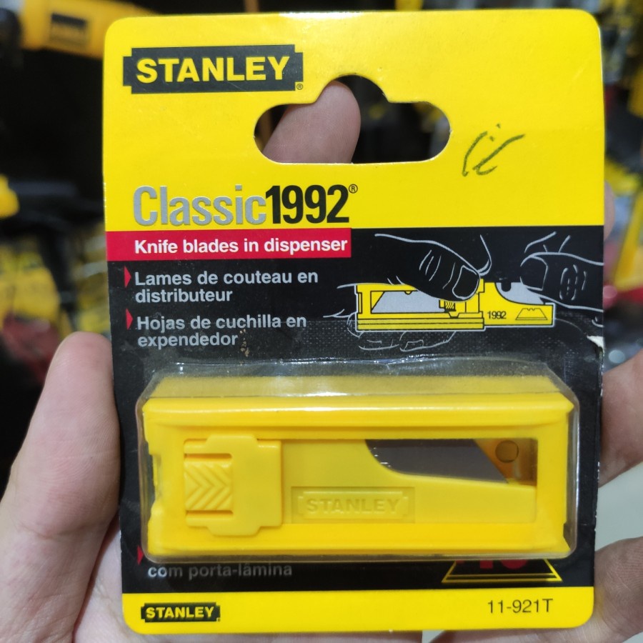 Jual STANLEY 11-921T - ISI CUTTER 10 PCS / CLASSIC 1992 UTILITY BLADES ...
