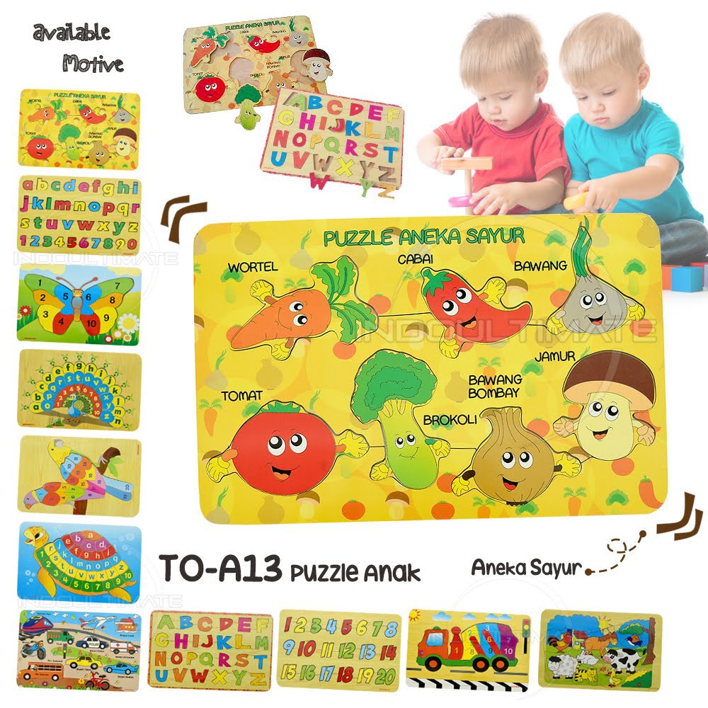 Jual Mainan Puzzle Edukasi Anak Label SNI Mainan Edukatif Anak Mainan ...