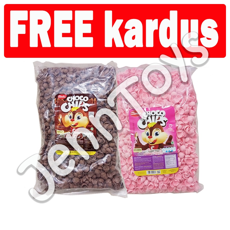 Jual Choco Chips / Choco Crunch / Coco Simba Bulky Richeese Nabati ...