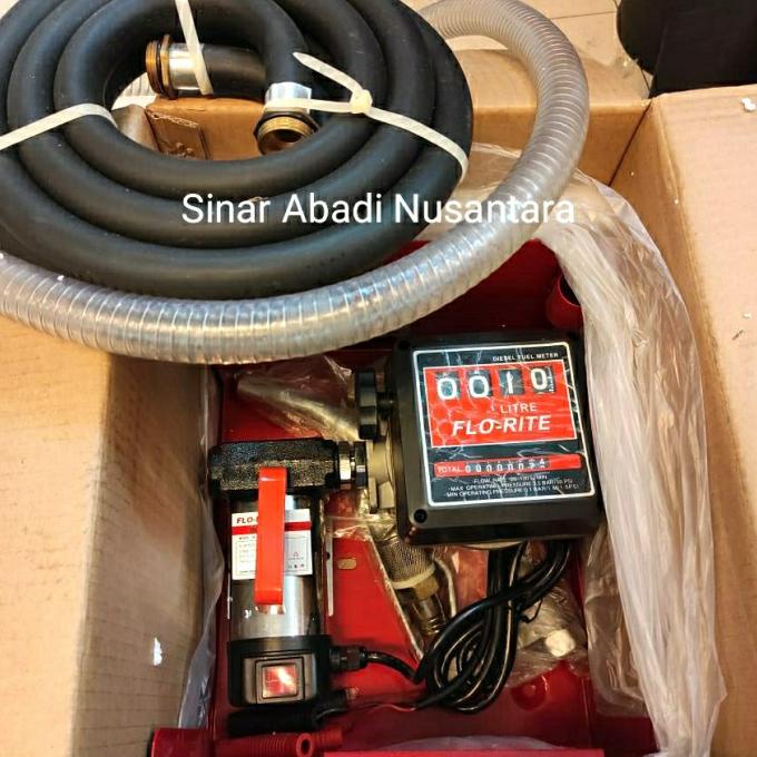 Jual Flow Meter Set Complite 4 Digit DC / Flo-Rite Pompa Minyak / Solar ...