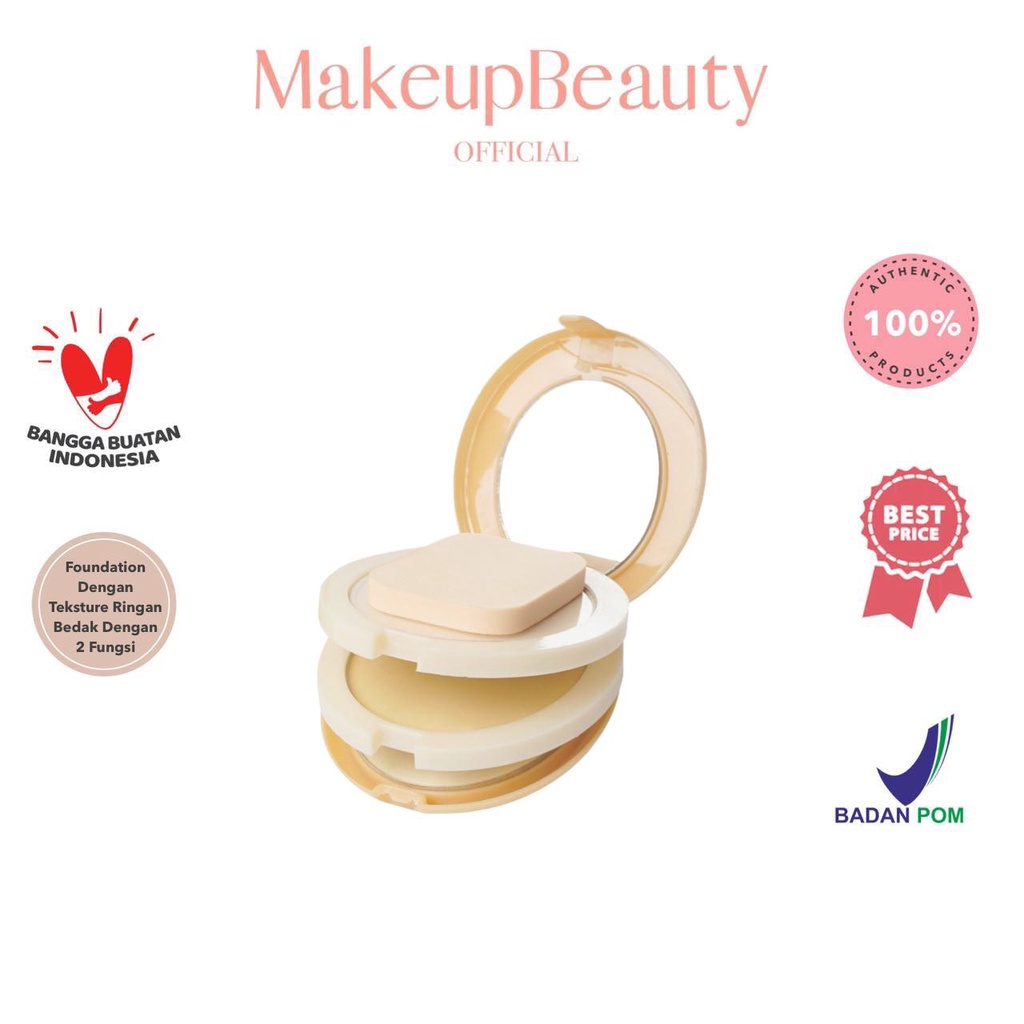 Jual IMPLORA Bedak Sueluttu Powder Cake 3in1 320 | Compact Powder Two ...