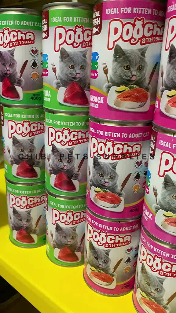 Jual POOCHA Makanan Kucing Basah Kaleng 400 gram Cat Wet Food | Shopee ...