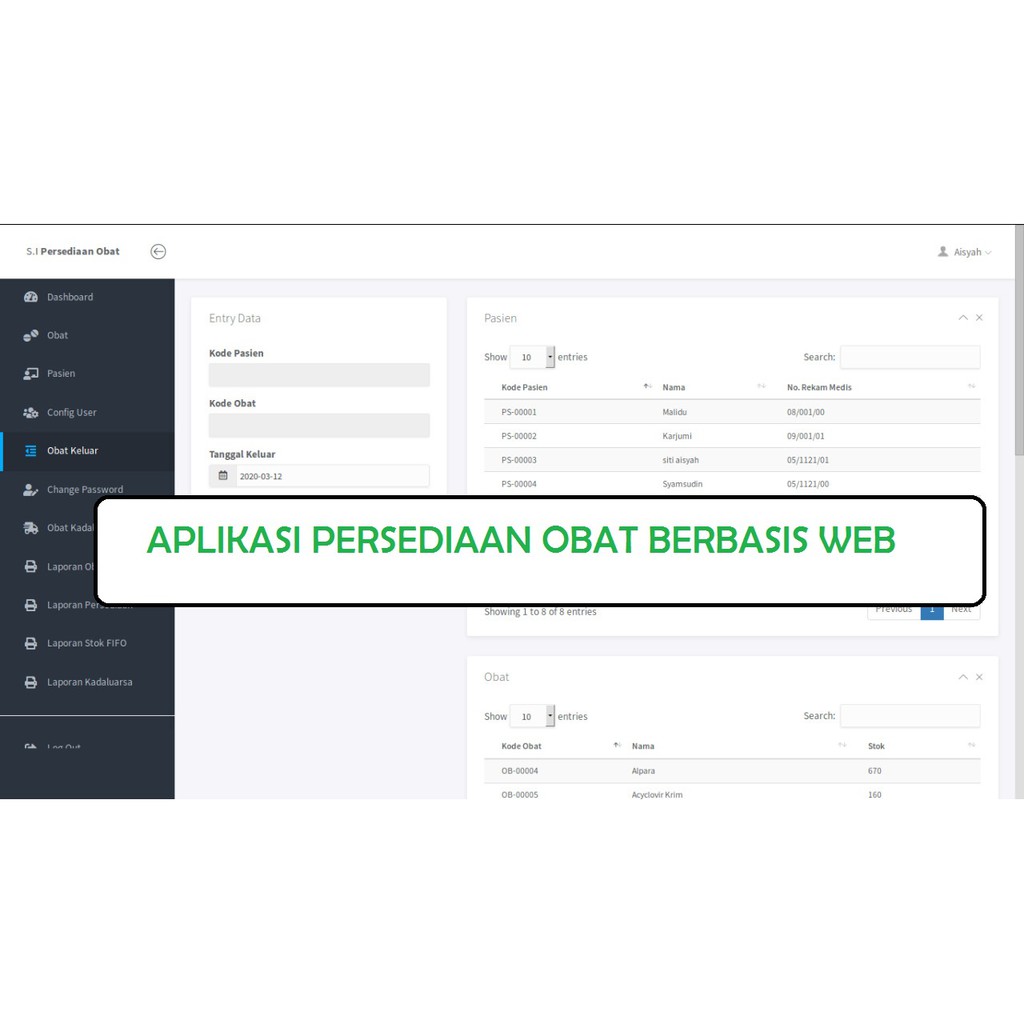 Jual Source Code Aplikasi Persediaan Obat Berbasis Web | Shopee Indonesia