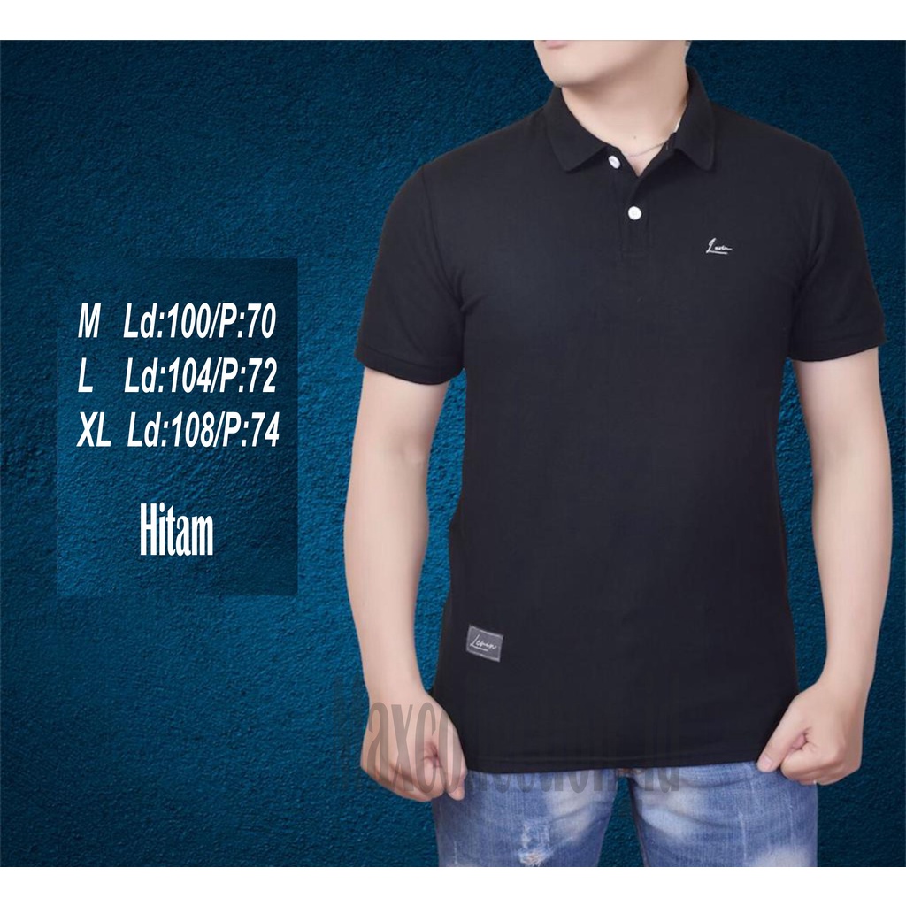 Jual maxcollection Polo Shirt Pria Lengan Pendek I kaos Polo polos ...