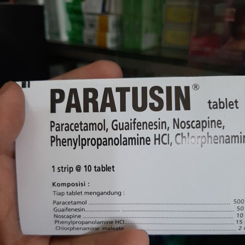 Jual PARATUSIN TABLET / ANAK DEWASA / OBAT DEMAM PANAS BATUK PILEK FLU ...