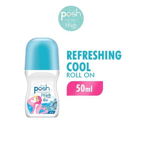 Jual Posh Hijab Roll On Deodoran Refreshing Cool 50 Ml | Shopee Indonesia