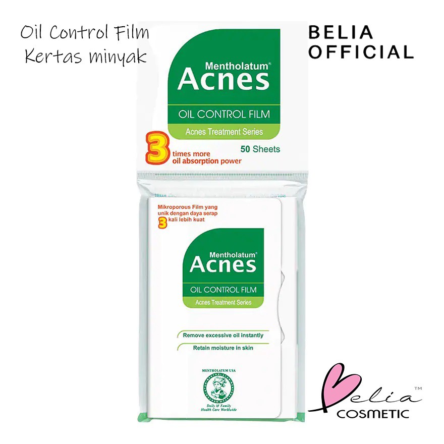 Jual VINLA ACNES Oil Control Film (Kertas Minyak) 50 lembar | Shopee ...
