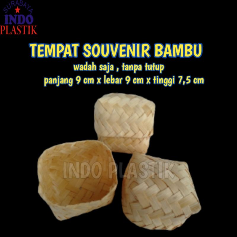 Jual ISI 10 PCS SOUVENIR BAMBU KOTAK BAMBU BESEK BAMBU MINI KERAJINAN ...