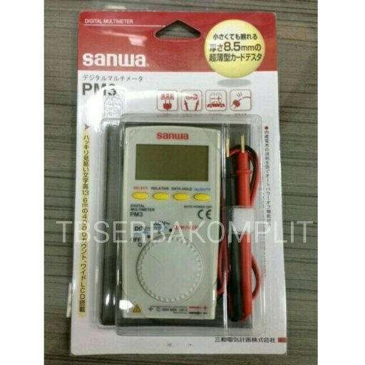 Jual SANWA PM3 Digital Multimeter Multitester Original 100% Asli ...