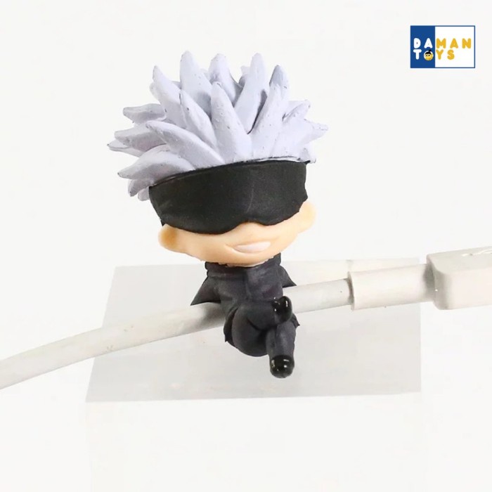 Jual Buruan Jujutsu Kaisen Figure Anime Set Cable Bite Gojo Satoru ...