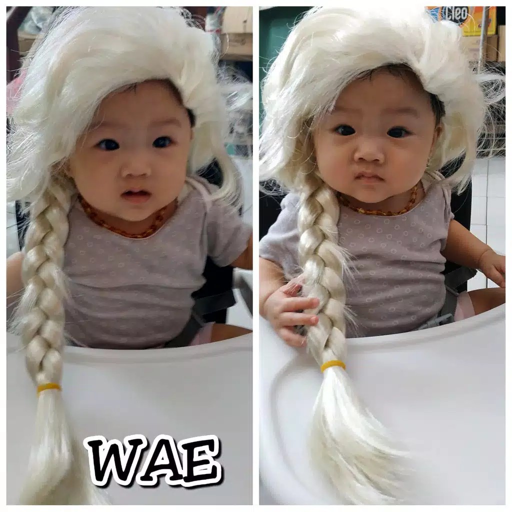 Jual WIG RAMBUT PALSU ANAK MODEL PRINCES ELSA FROZEN (WAE) DS KIDS WEAR ...