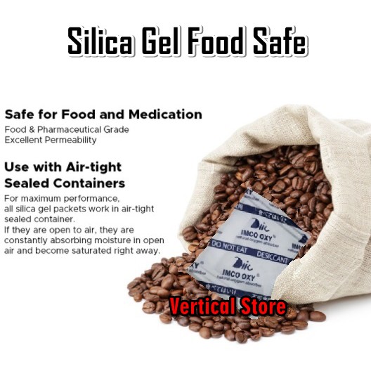 Jual Silica Gel Sachet Khusus Makanan / Silica Gel Foodgrade Oxyfree ...