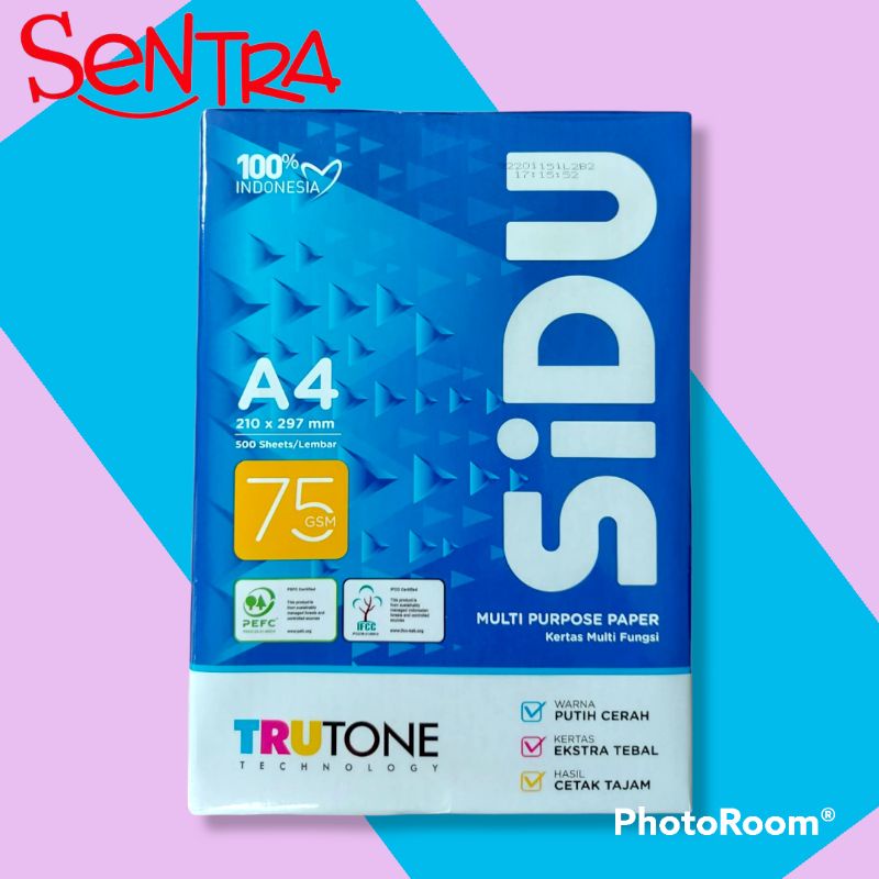 Jual Kertas HVS Sidu A4 75 gram | Shopee Indonesia