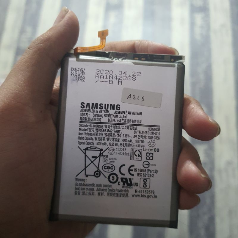Jual Baterai Samsung A21s A12 A022 A13 A23 original sein copotan normal | Shopee Indonesia