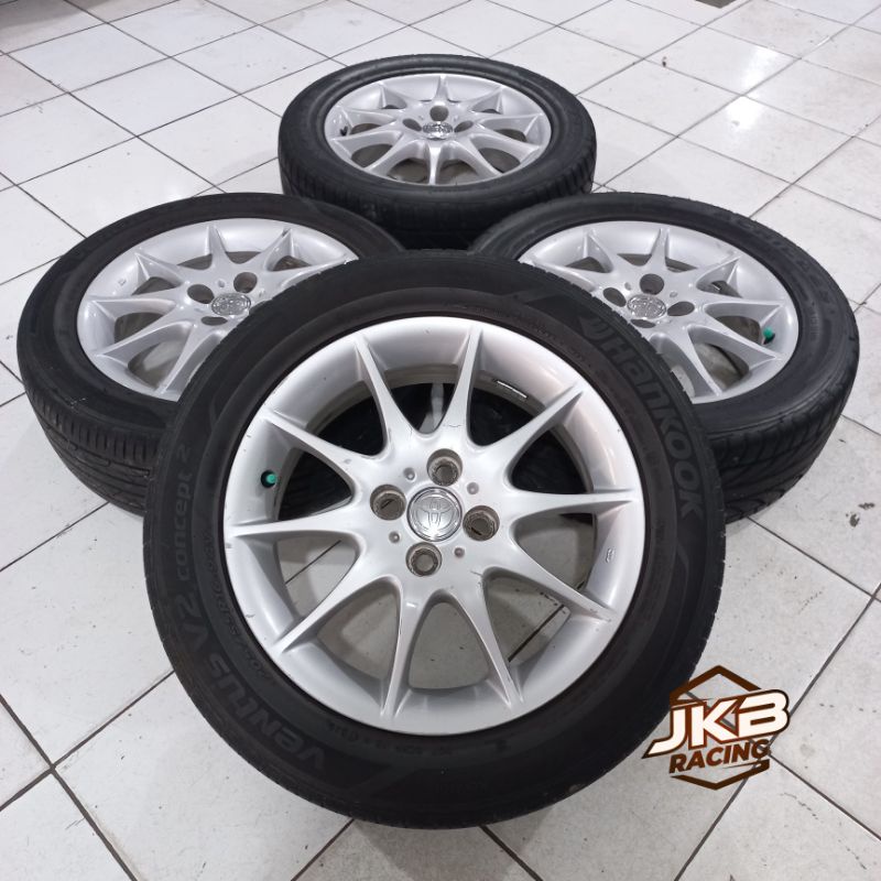 Jual VELG OEM TOYOTA COROLA ALTIS R16X6 PCD 4X100 ET 45 + BAN 205/55 R16 | Shopee Indonesia