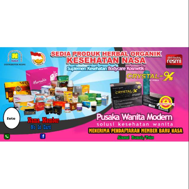 Jual Cetak Banner Spanduk NASA 2 x 1 meter | Shopee Indonesia