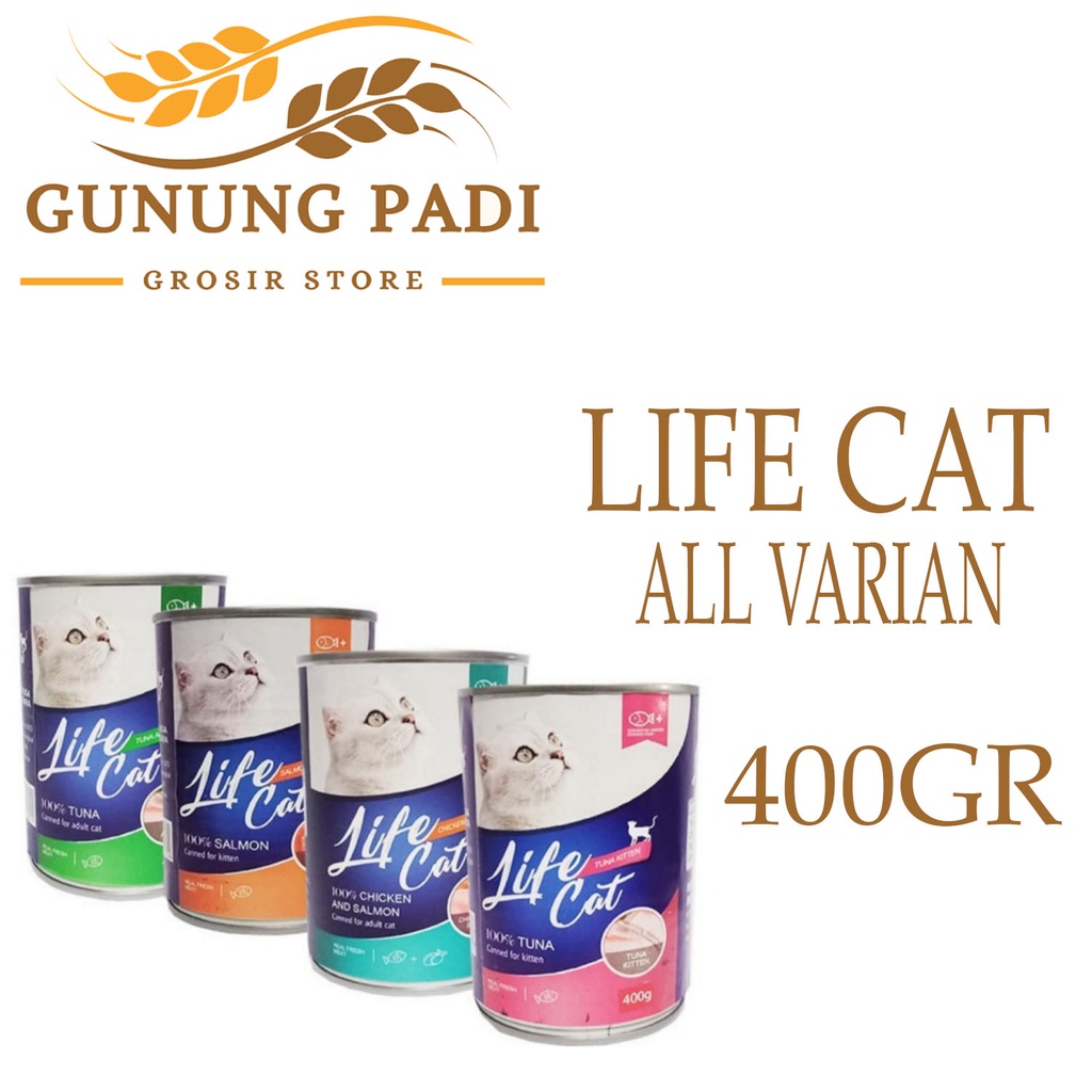Jual Life Cat 400Gr All Varian (G/G) | Shopee Indonesia