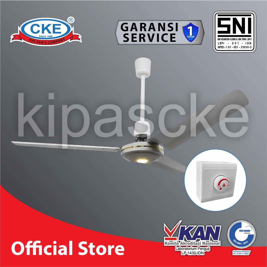 Jual KIPAS ANGIN GANTUNG / Ceiling Fan CLF-150A-YL Inch Kipas Angin ...