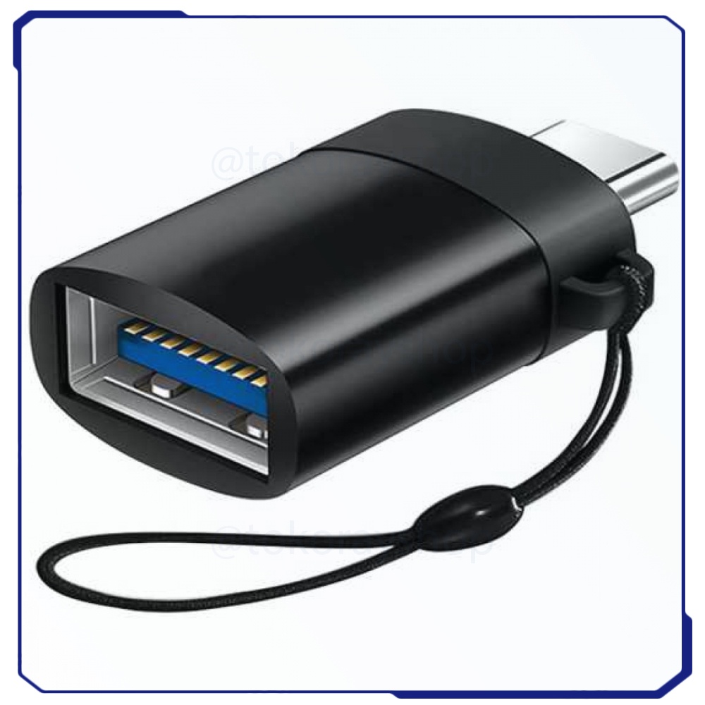 Jual USB Female to USB Type C OTG Adaptor - US154 | Shopee Indonesia