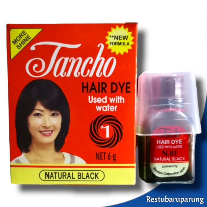 Jual Semir Rambut Tancho Natural Black | Shopee Indonesia