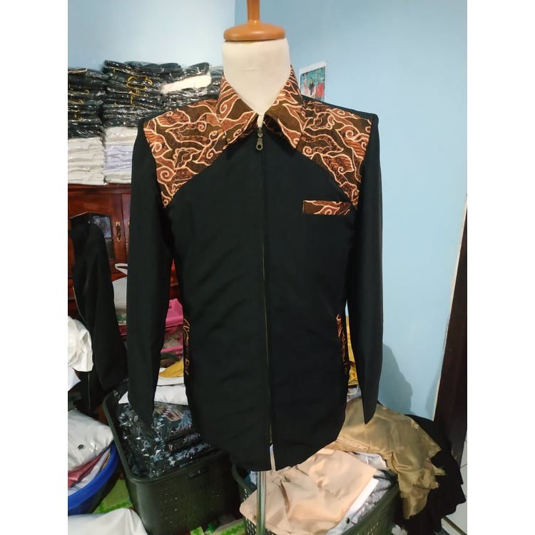 Jual Jasket Beskap Motif Batik Dewa Mendung | Shopee Indonesia