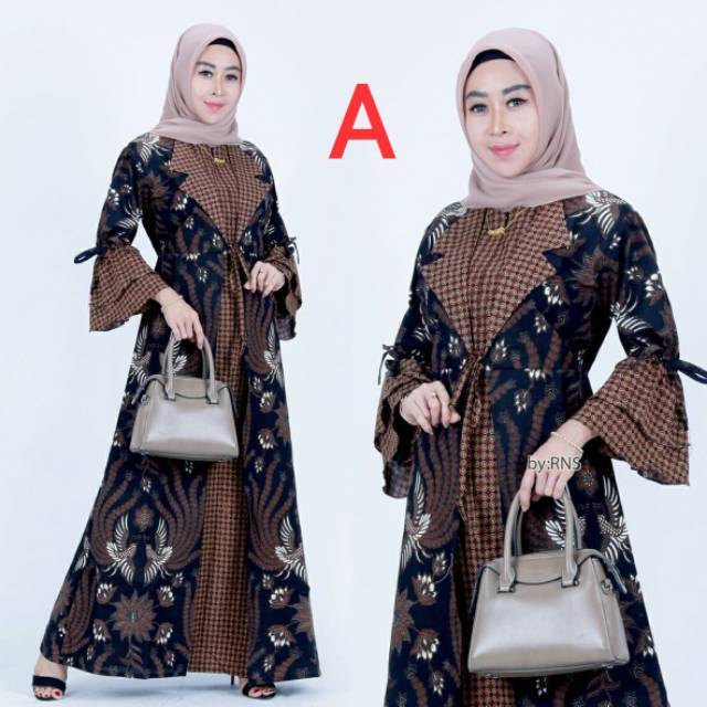 Jual Gamis Blezer Batik | Shopee Indonesia