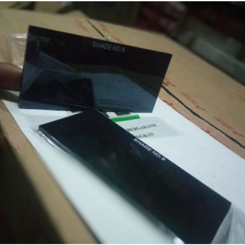 Jual kaca las hitam kaca kedok las no 9 | Shopee Indonesia