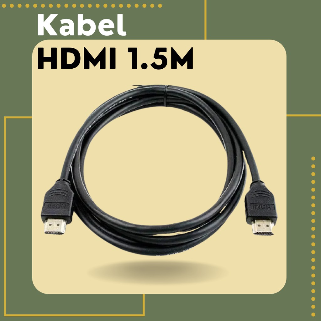 Jual Kabel HDMI 1,5 Meter (HITAM) | Shopee Indonesia